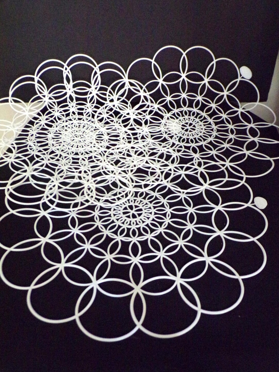 Vintage Plastic Doilies by Lustro-ware 12" White Reusable, Washable ...
