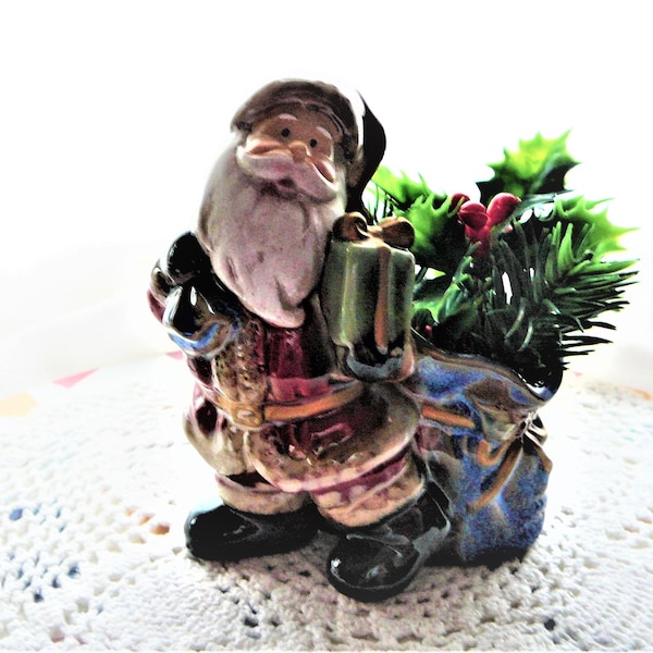 Santa Vase - Etsy