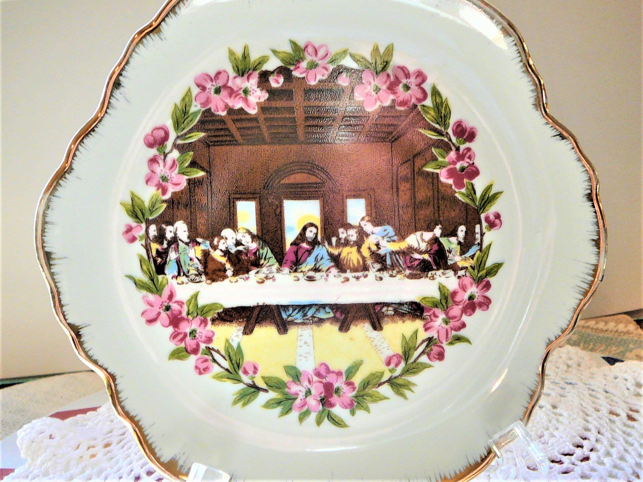 Vintage the Last Supper Religious Porcelain Wall | Etsy
