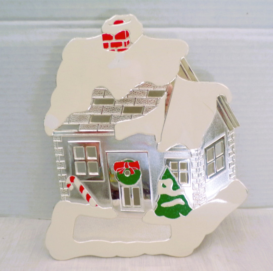 Vintage Hot Plate Christmas Silver Plate Trivet, Holiday Christmas ...