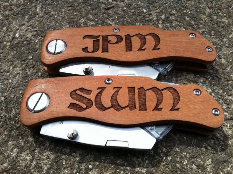 Personalized Box Cutter Utility Knife Engraving Custom | Etsy