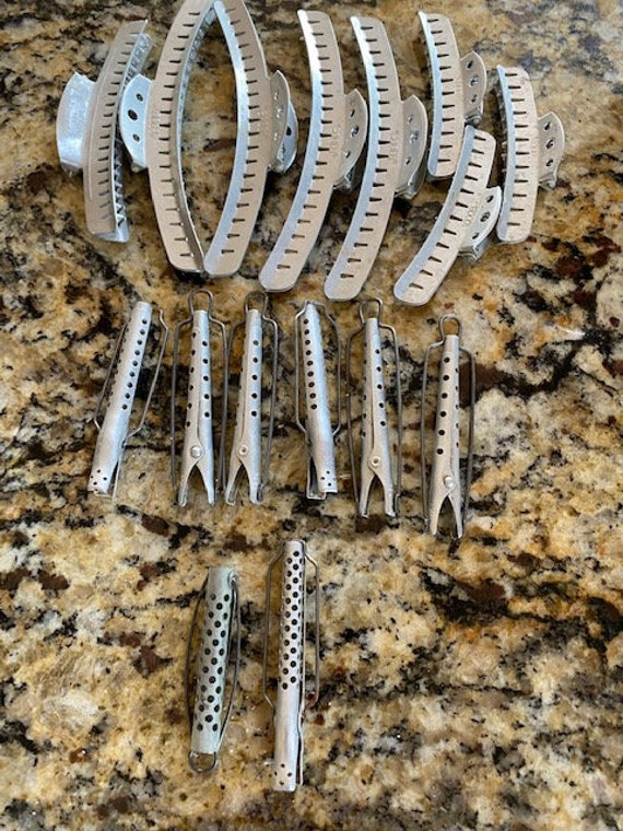 Vintage Wave Clips Different Sizes and Vintage metal | Etsy