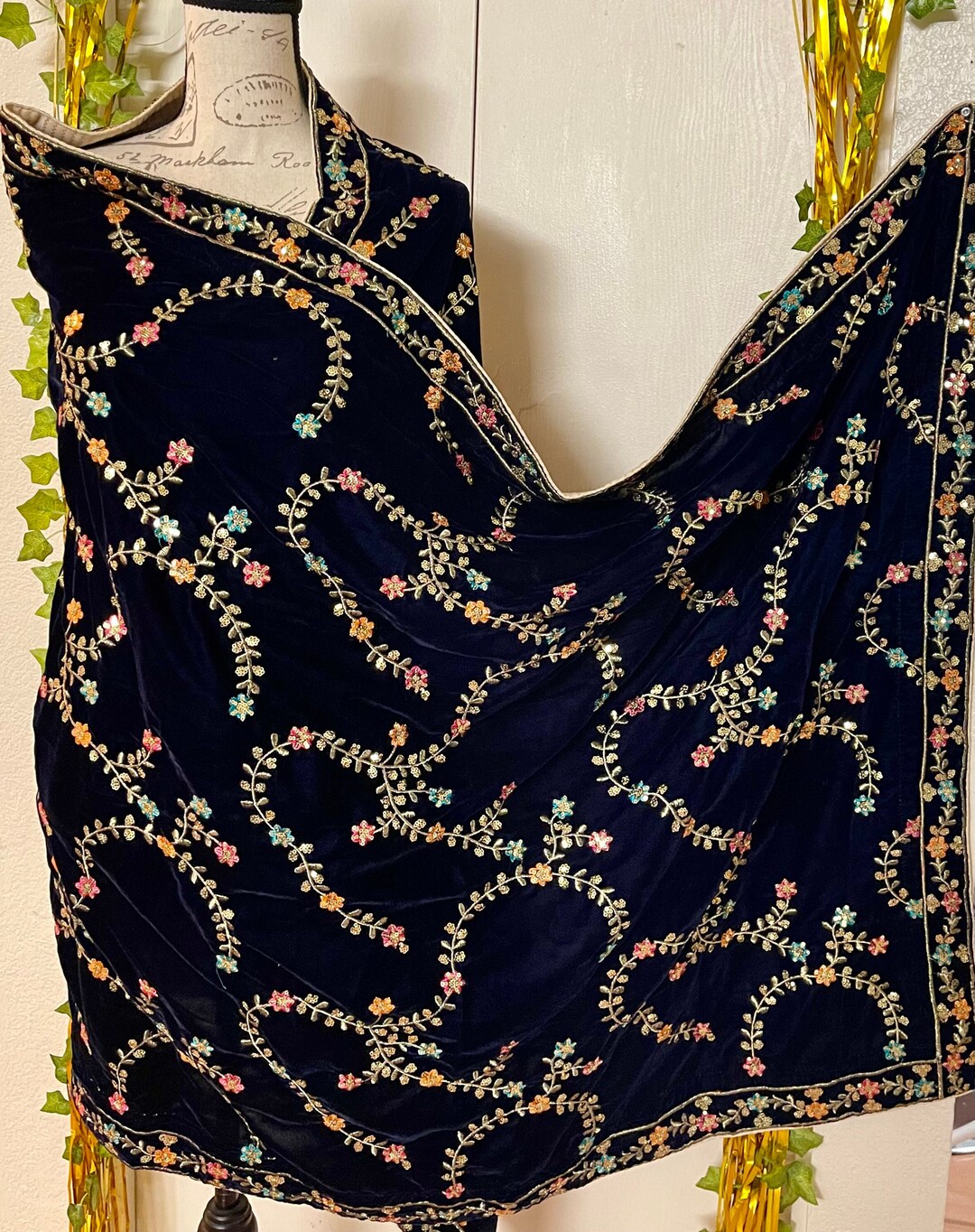 Velvet Shawls, Pakistani Velvet Shawl, Scarf, Wrap, Pakistani ...