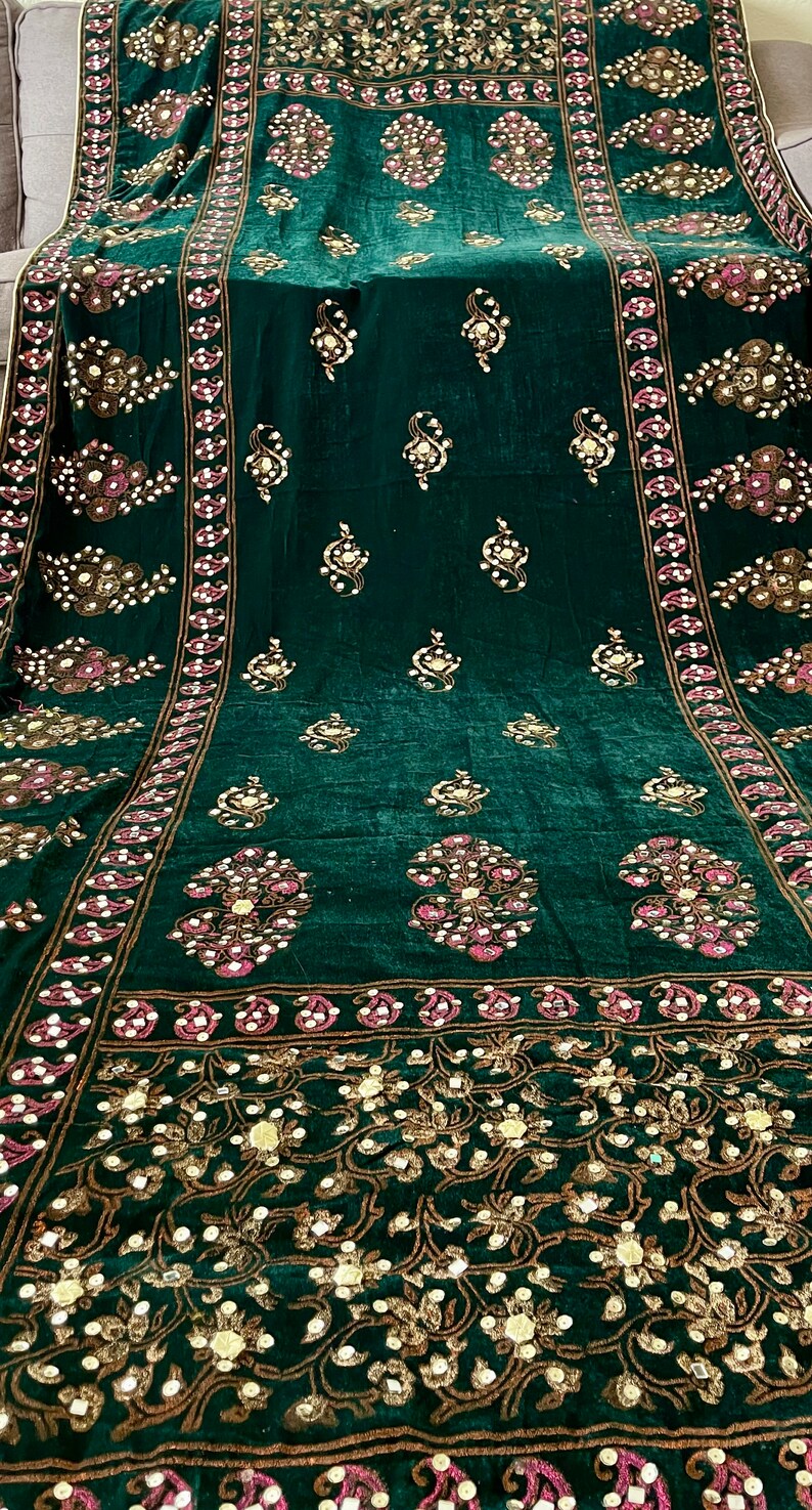 Pakistani Velvet Shawl, Scarf, Wrap, Velvet Shawls - Etsy