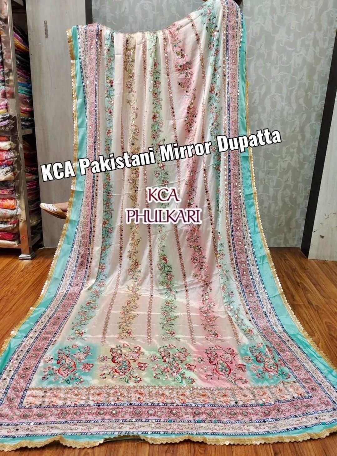 Pakistani Mirror Dupatta, Wrap, Scarf, Pakistani Wedding Dupatta ...