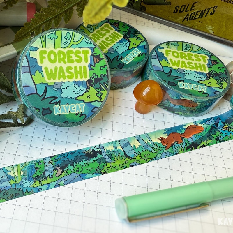 Squirrel Washi Tape - Etsy