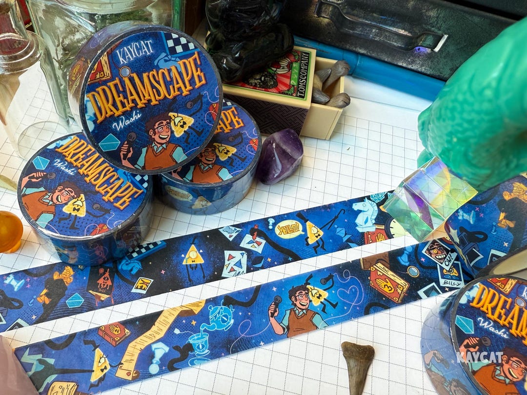 Bill Cipher Gravity Falls Dreamscape Billford Washi Tape - Etsy UK