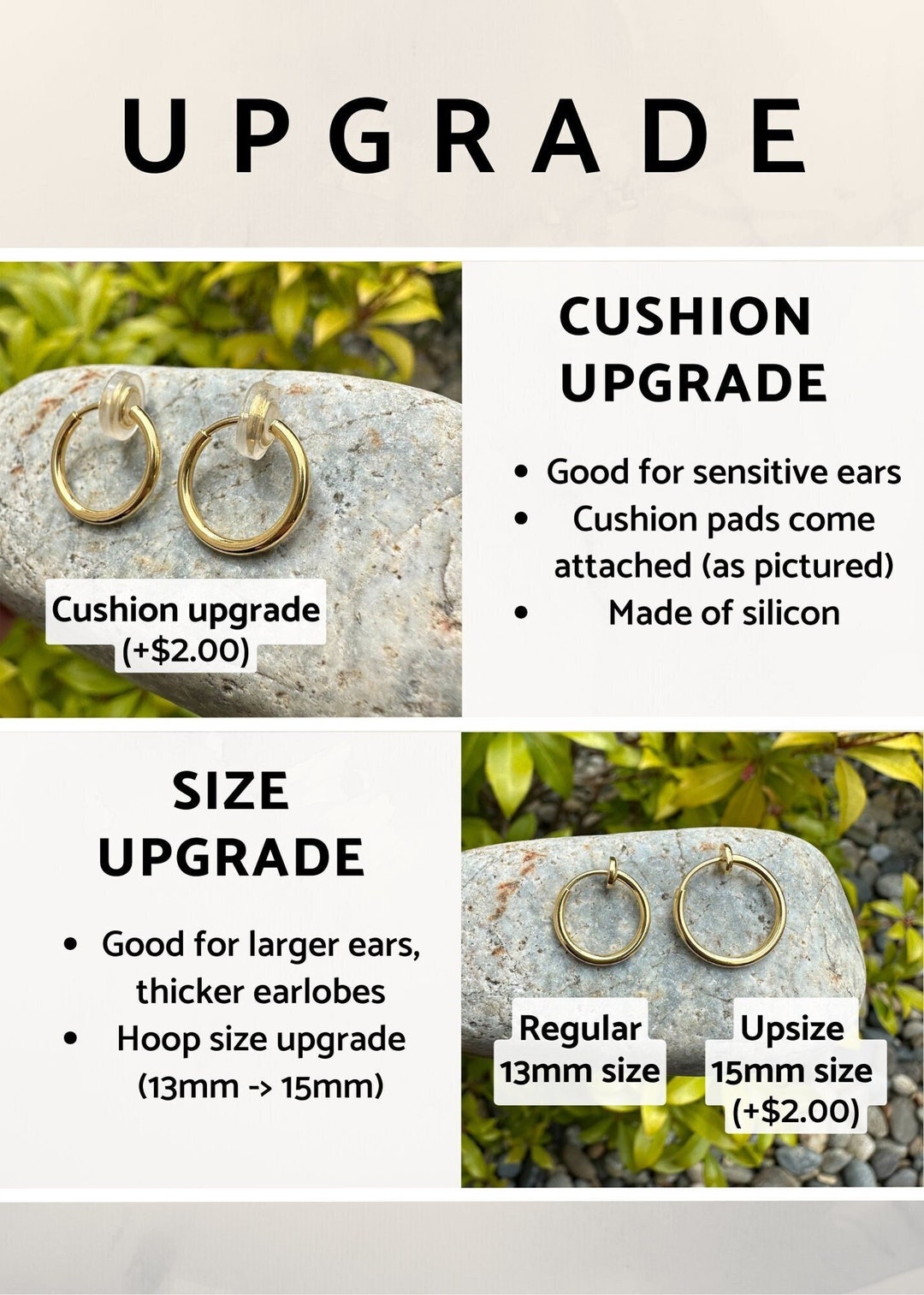 UPGRADE - Cushion Upgrade, Size Upgrade - Etsy