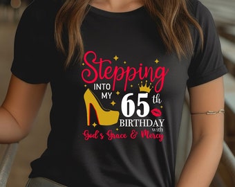 Stepping Into My 60th Birthday Shirt, 60th Birthday Gifts for Women ...