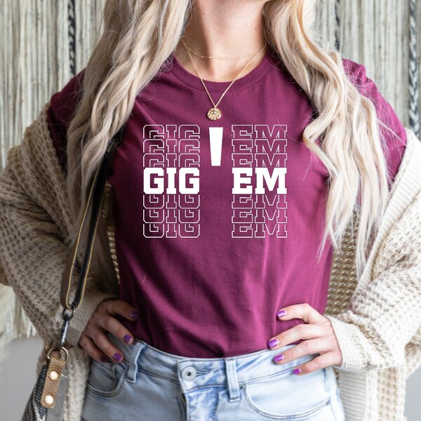 Gig Em - Etsy