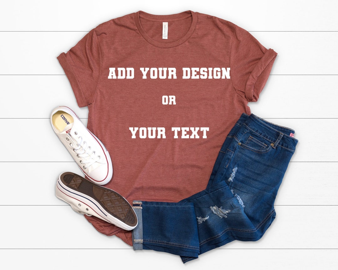 Custom Shirt, Custom Text Shirt, Add Your Own Text, Custom Logo Shirts ...