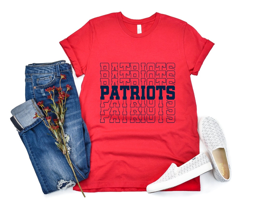Team Mascot Shirt, Patriots Team Shirt, Patriots Team Spirit Shirt ...
