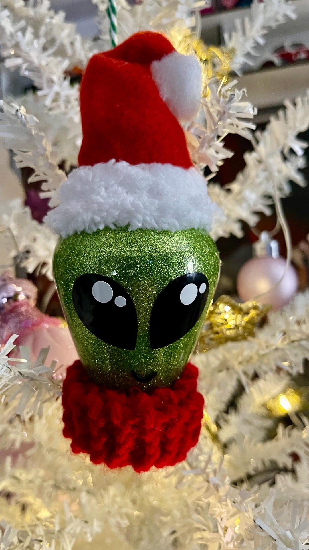 Christmas Alien Ornament (plastic) - Etsy