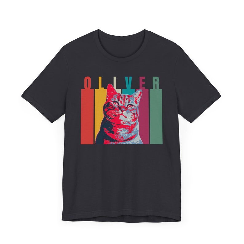 Personalized Cat Tee Custom Cat and Dog Shirt Pet Photo Shirt Cat Lover ...