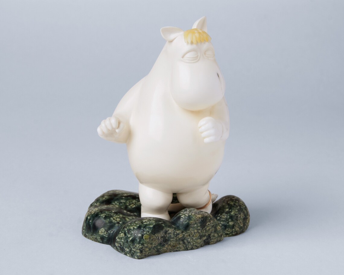 Snork Maiden Moomin Figurín Handmade Art Sculpture White | Etsy