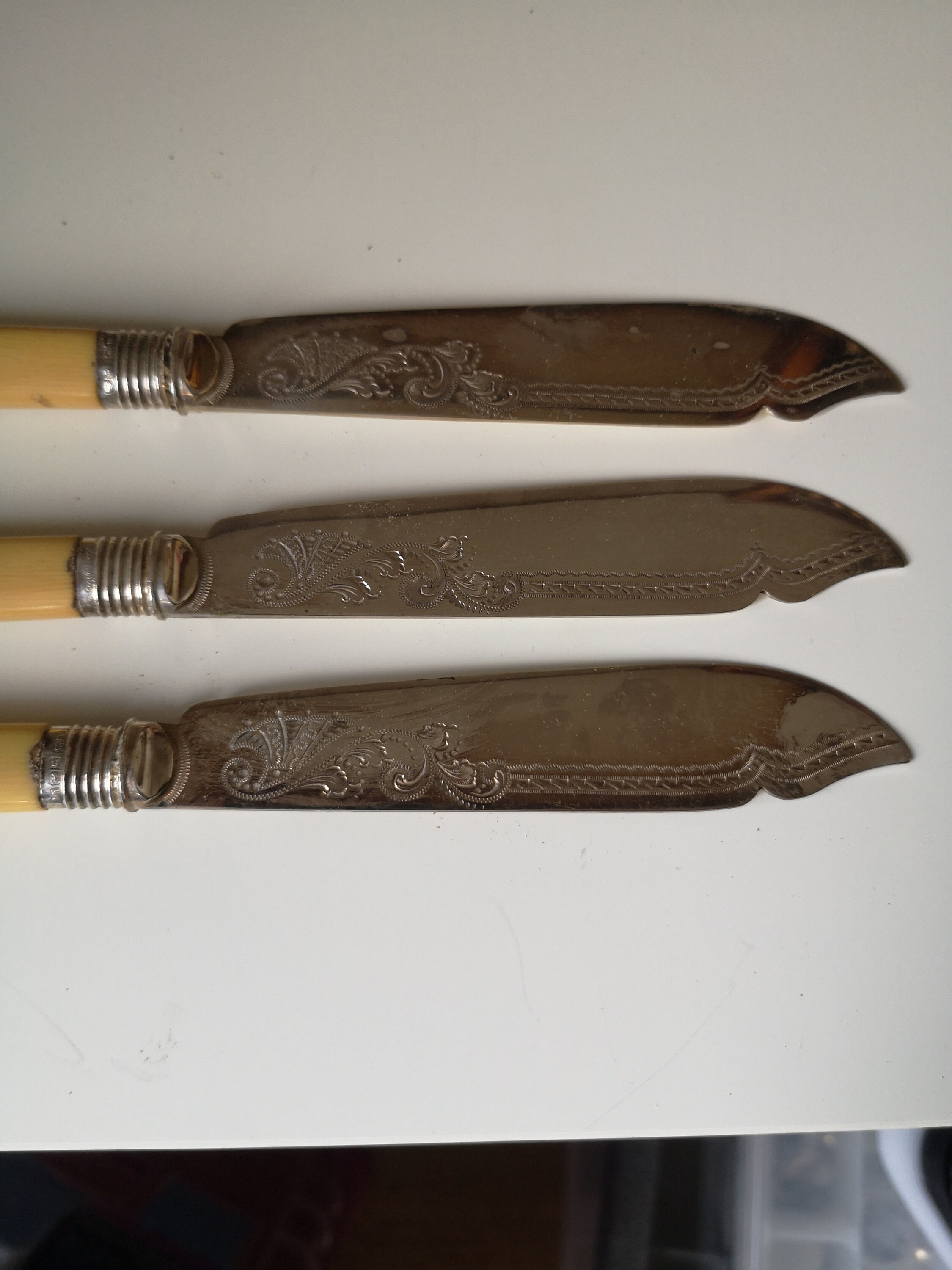 Antique 1890s Engraved EPNS Silverware With Original Box. - Etsy