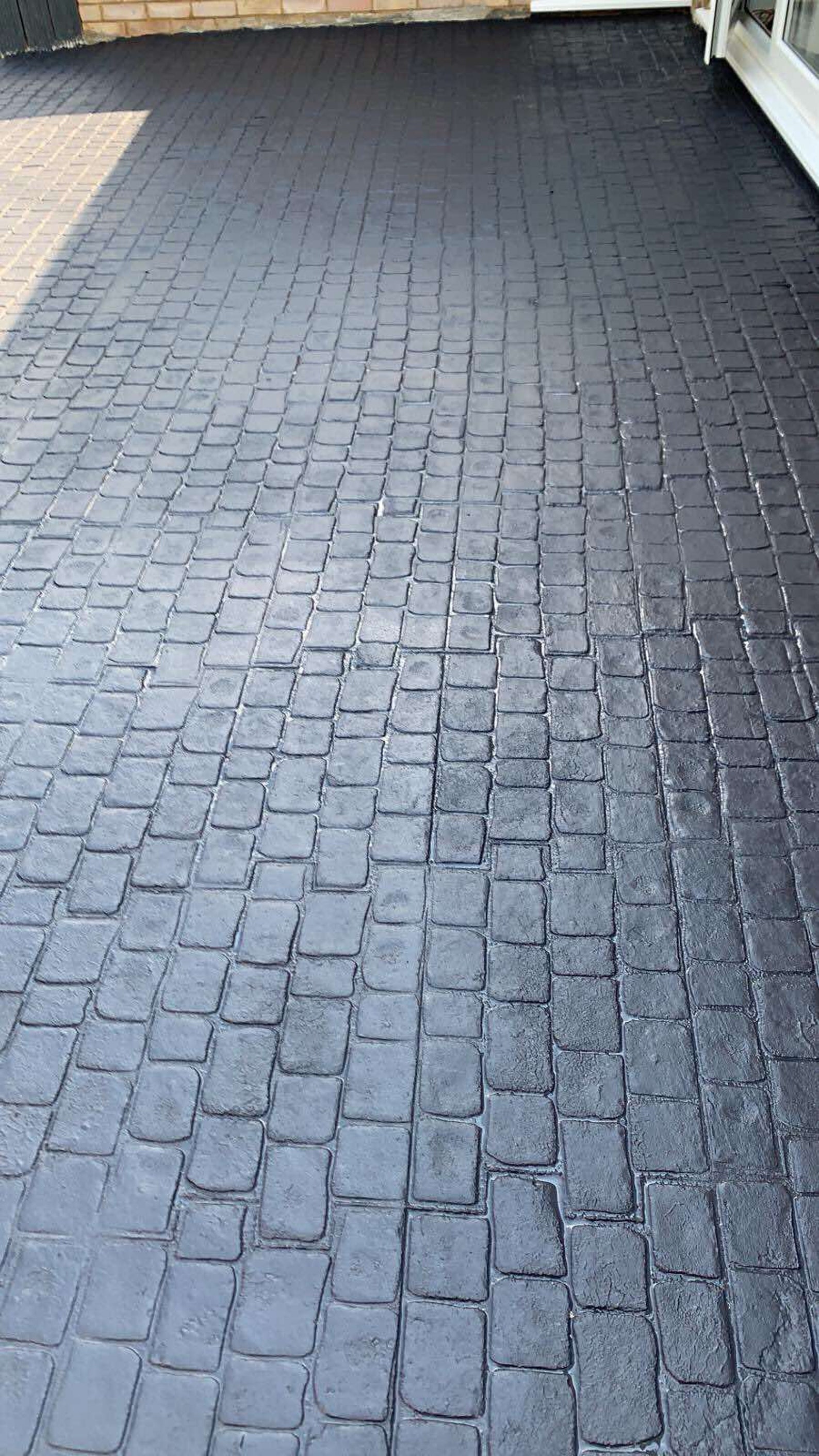 3D Paving Stone Pattern Vertical Horizontal Decorative Concrete Cement ...