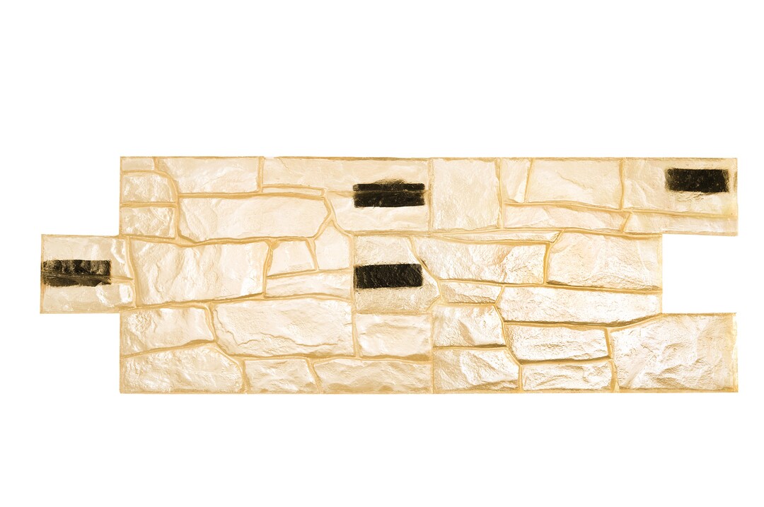 3D Granite Stone Set 2 Pcs Vertical Decorative Impression Concrete ...