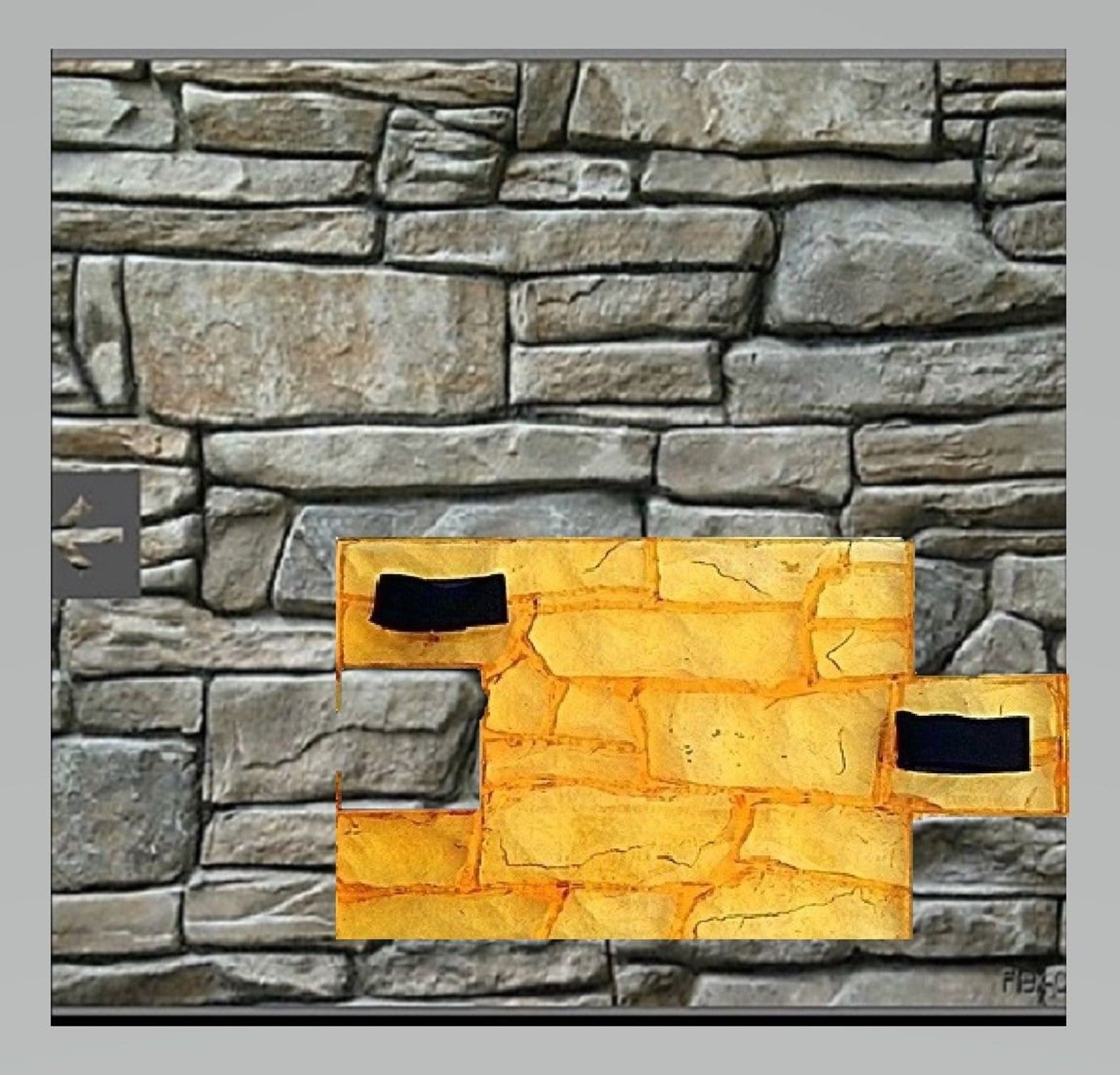 3D Granite Stone Pattern Vertical Decorative Concrete Imprint Mat - Etsy