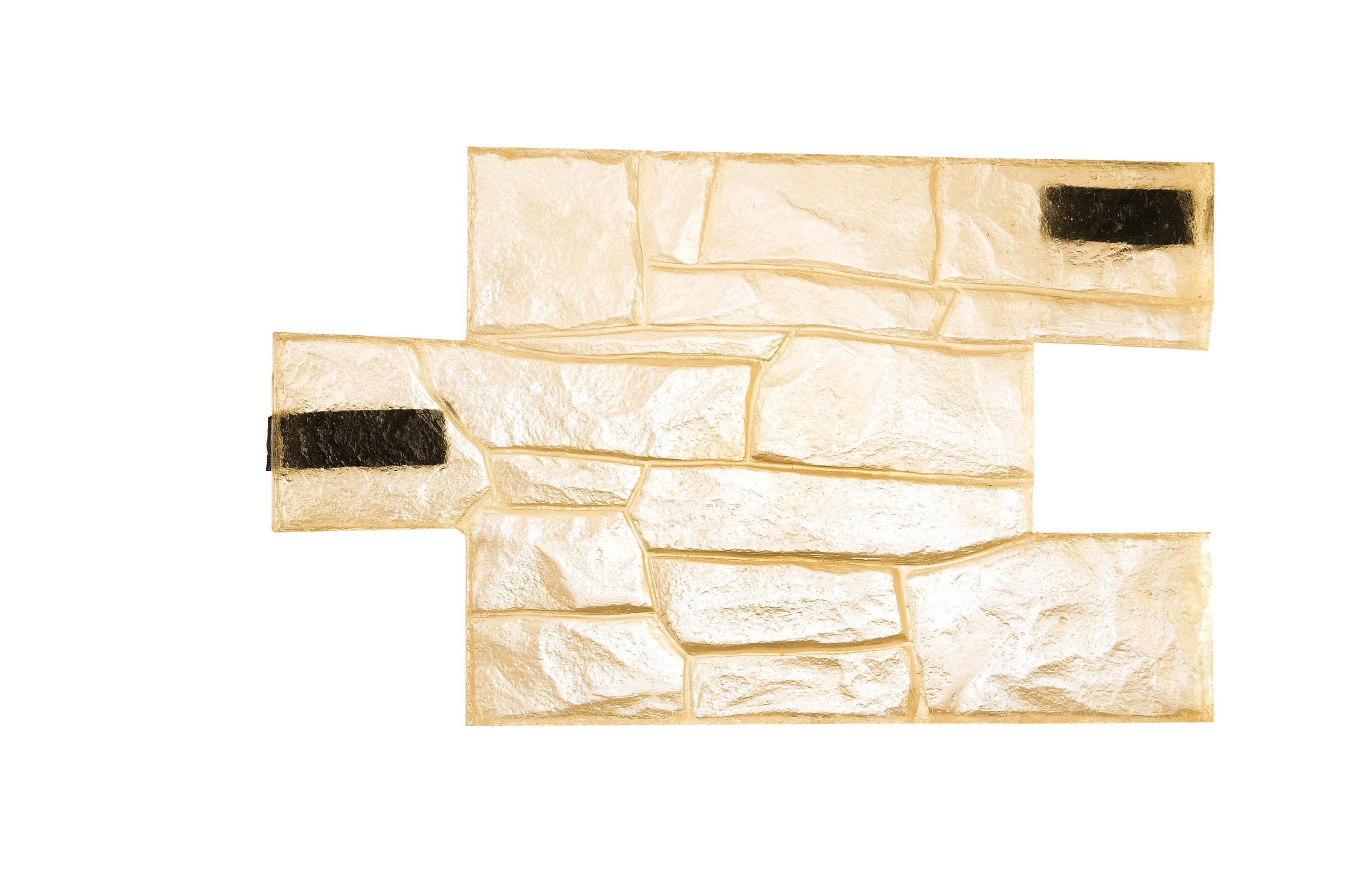 3D Granite Stone Set 3 Pcs Vertical Decorative Impression Concrete ...