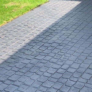 3D Paving Stone Pattern Vertical Horizontal Decorative Concrete Cement ...