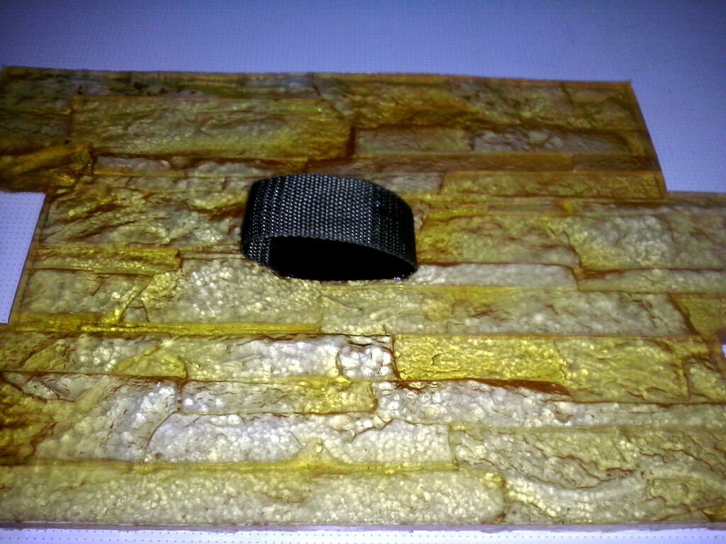 3D Stone Pattern Vertical Decorative Imprint Concrete Cement Mat Stamp ...