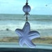 Purple Sea Glass Starfish Rear View Mirror Car Charm Starfish - Etsy