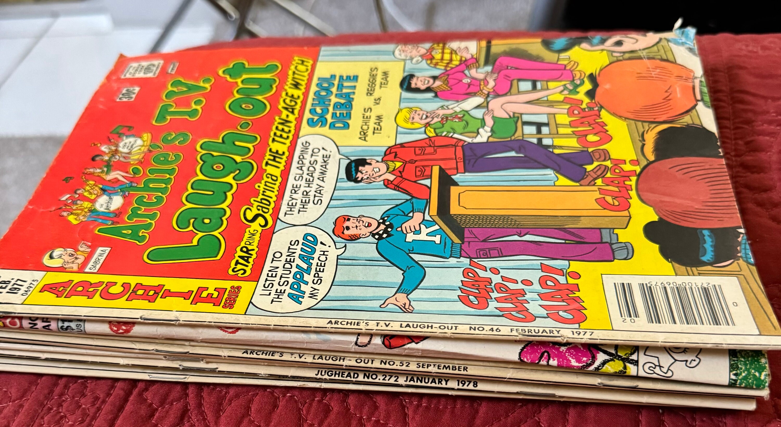 Eight Vintage Jughead and Archie Comics . in Great Condition. 70s and ...