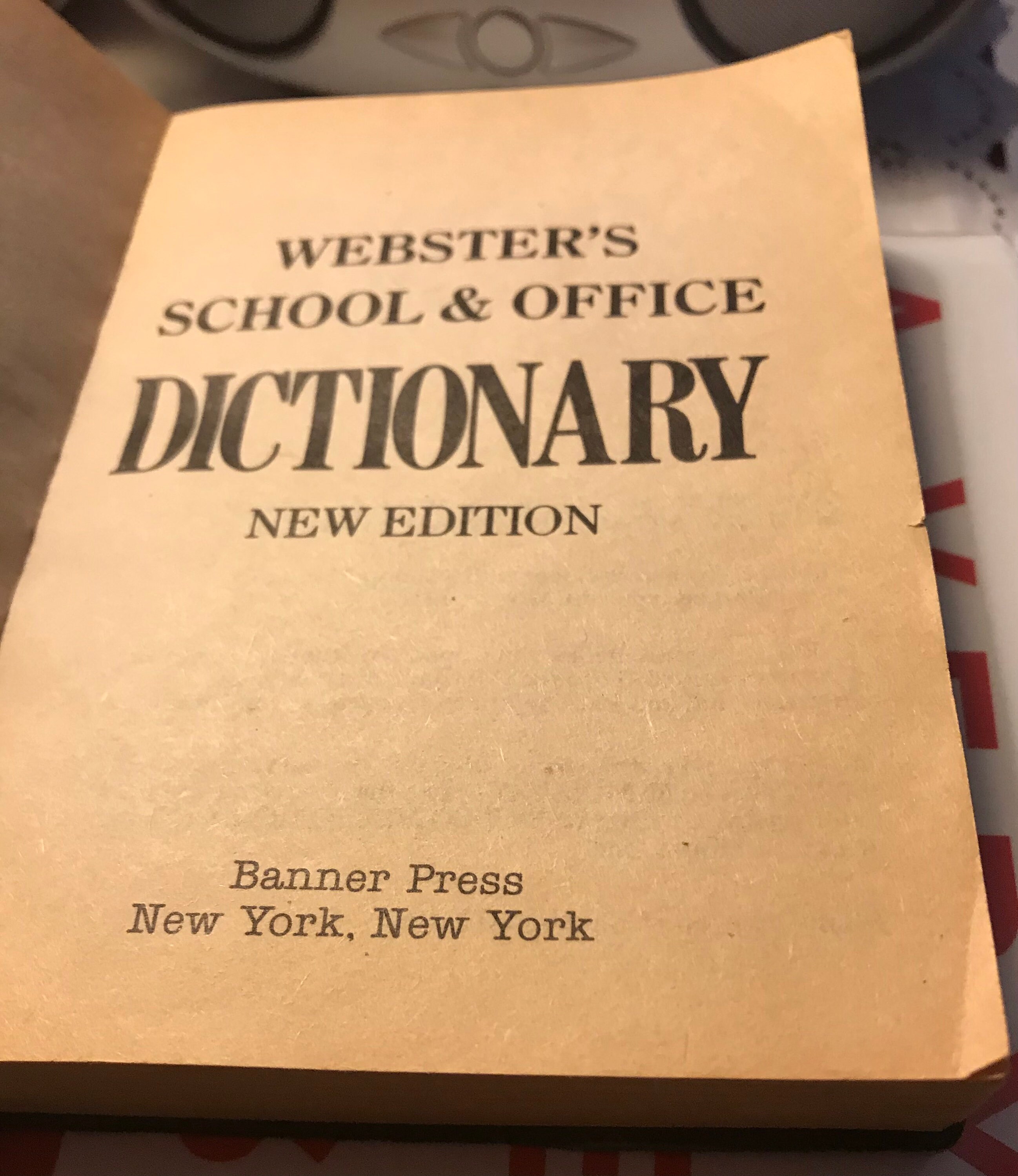 1978 Revised Webster Dictionary, 1976 Webster College Thesaurus, Great ...