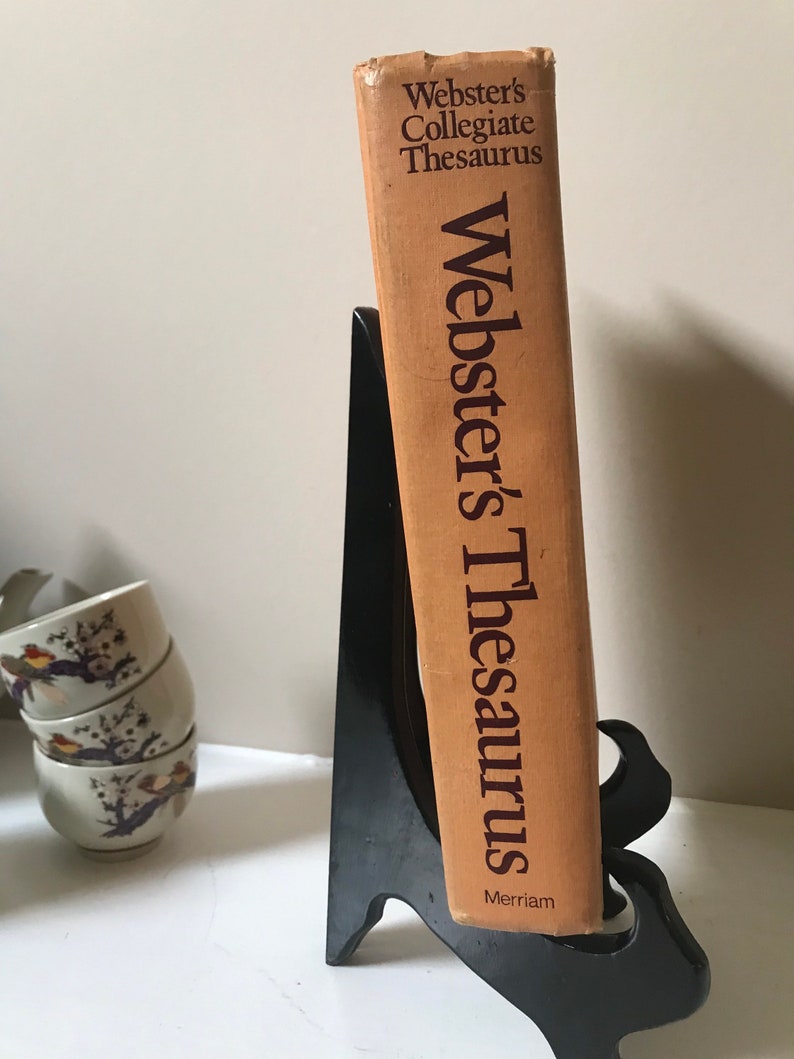 1978 Revised Webster Dictionary, 1976 Webster College Thesaurus, Great ...