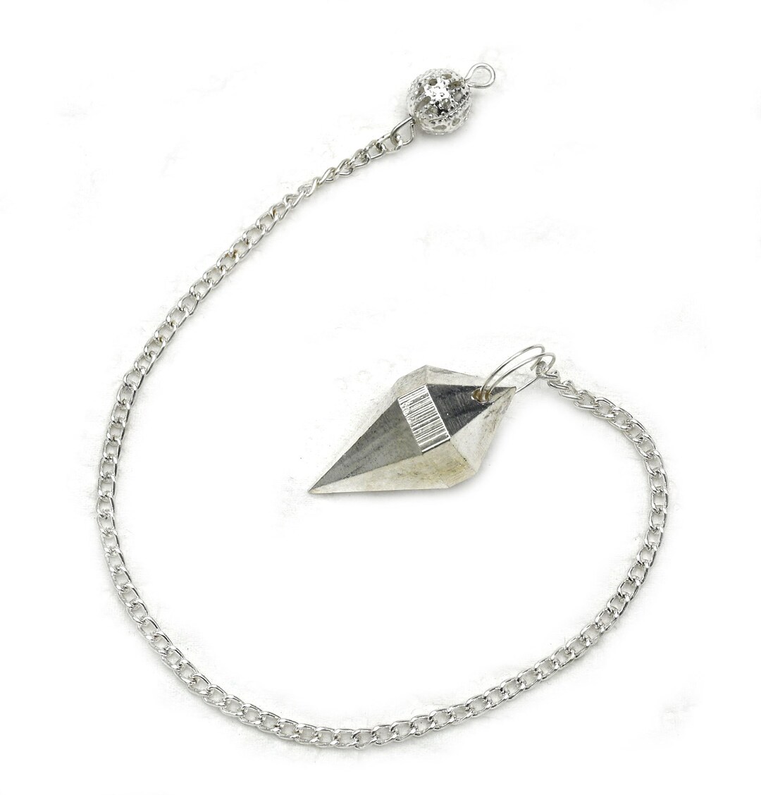 Metaphysical Gold Plated Dowsing Pendulum Necklace Metal Pendulums With ...