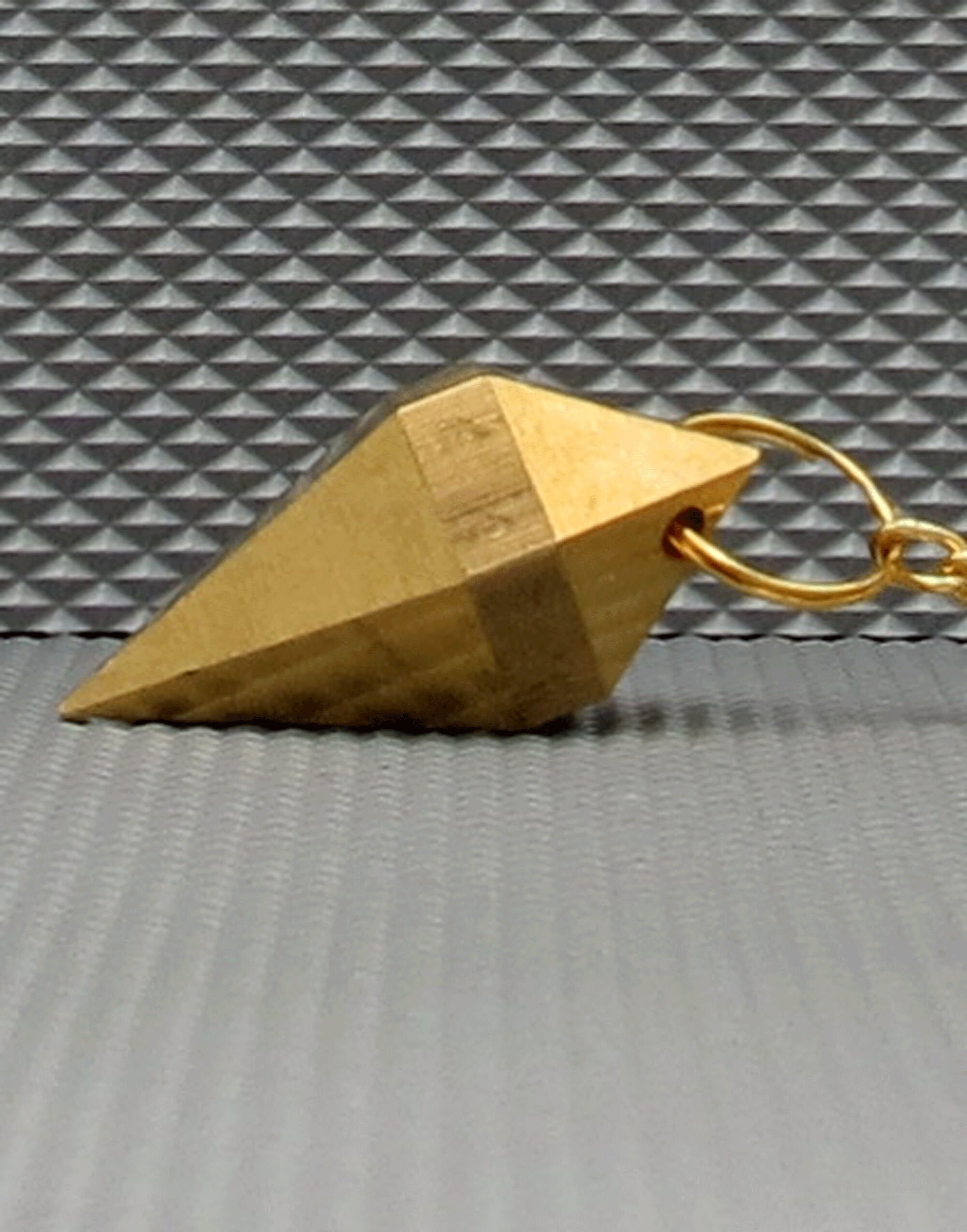 Metaphysical Gold Plated Dowsing Pendulum Necklace Metal | Etsy