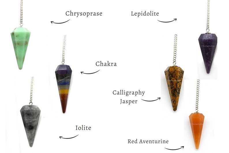 A Crystal Dowsing Pendulums for Divination Orgone Pendulum | Etsy