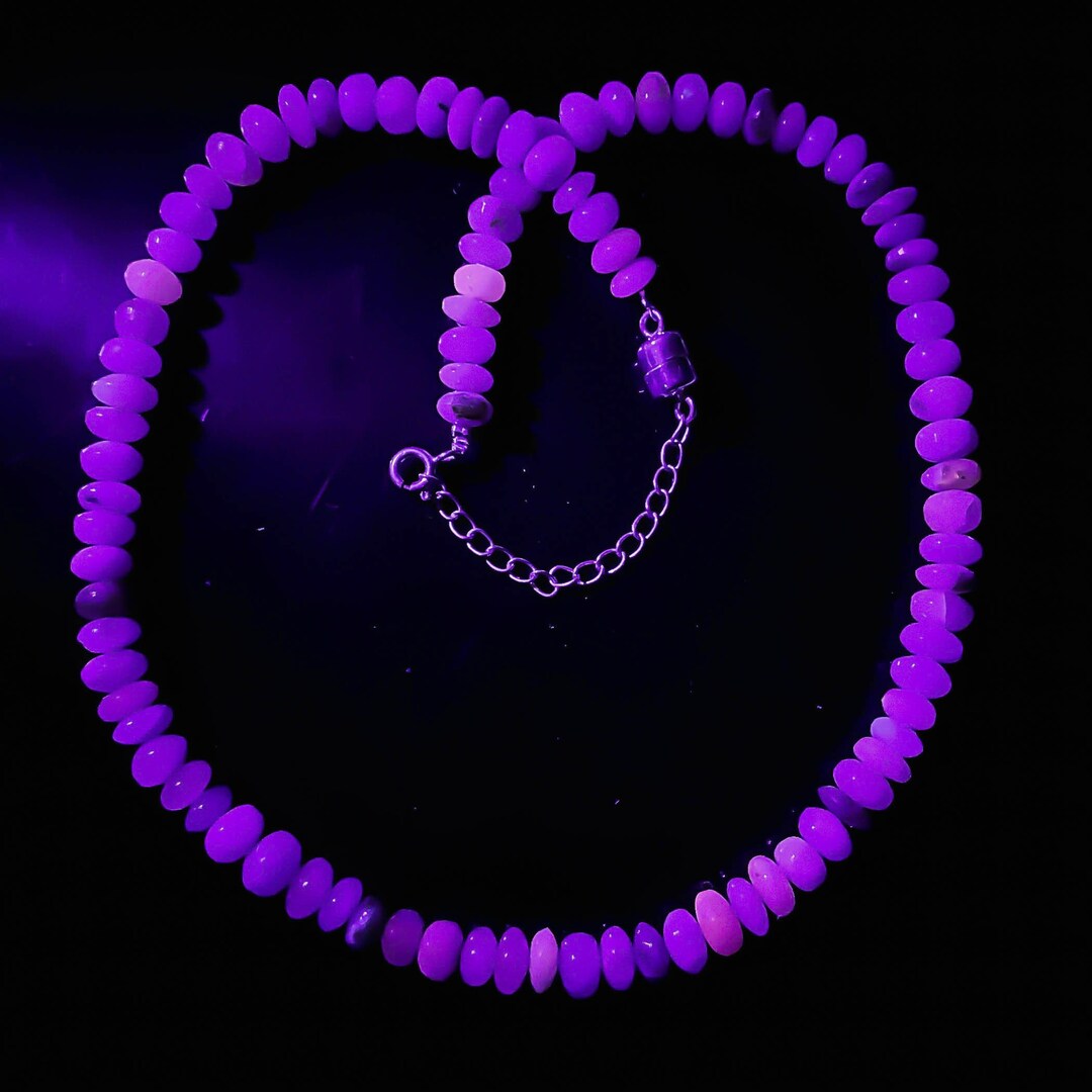 Rare Uv-reactive Hackmanite Fluorescent Color Change Gemstone Rondele ...