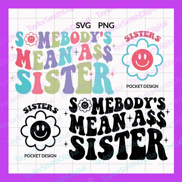 Loud Ass Sister Svg Etsy Canada