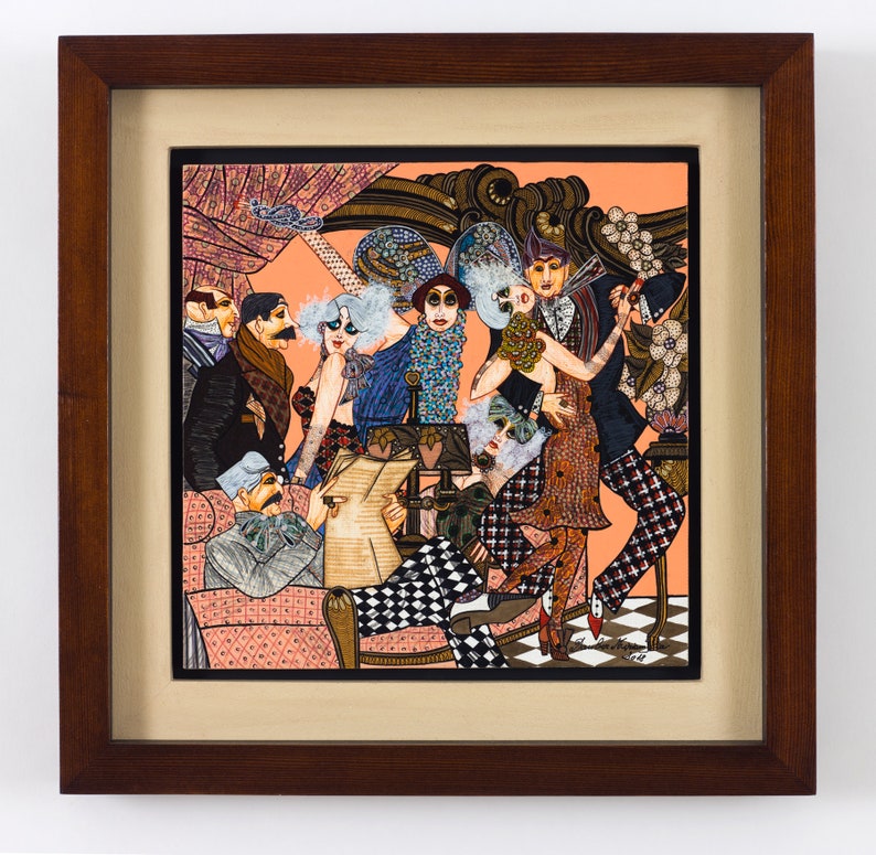 1920s Art Deco Original Art Prints. Fine Art Prints. Vintage Style Art ...