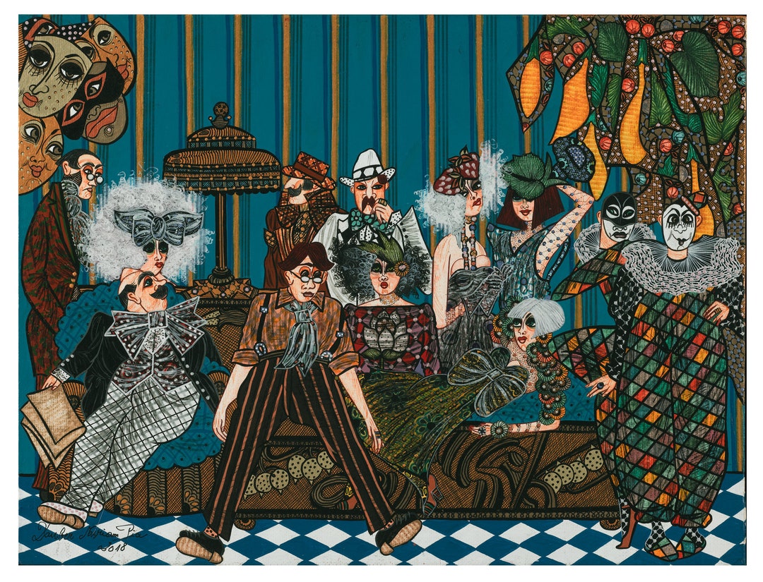 1920s Art Deco Original Art Prints. Fine Art Prints. Vintage Style Art ...