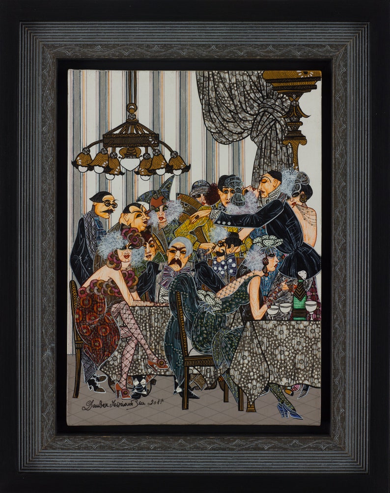 1920s Art Deco Original Art Prints. Fine Art Prints. Vintage Style Art ...