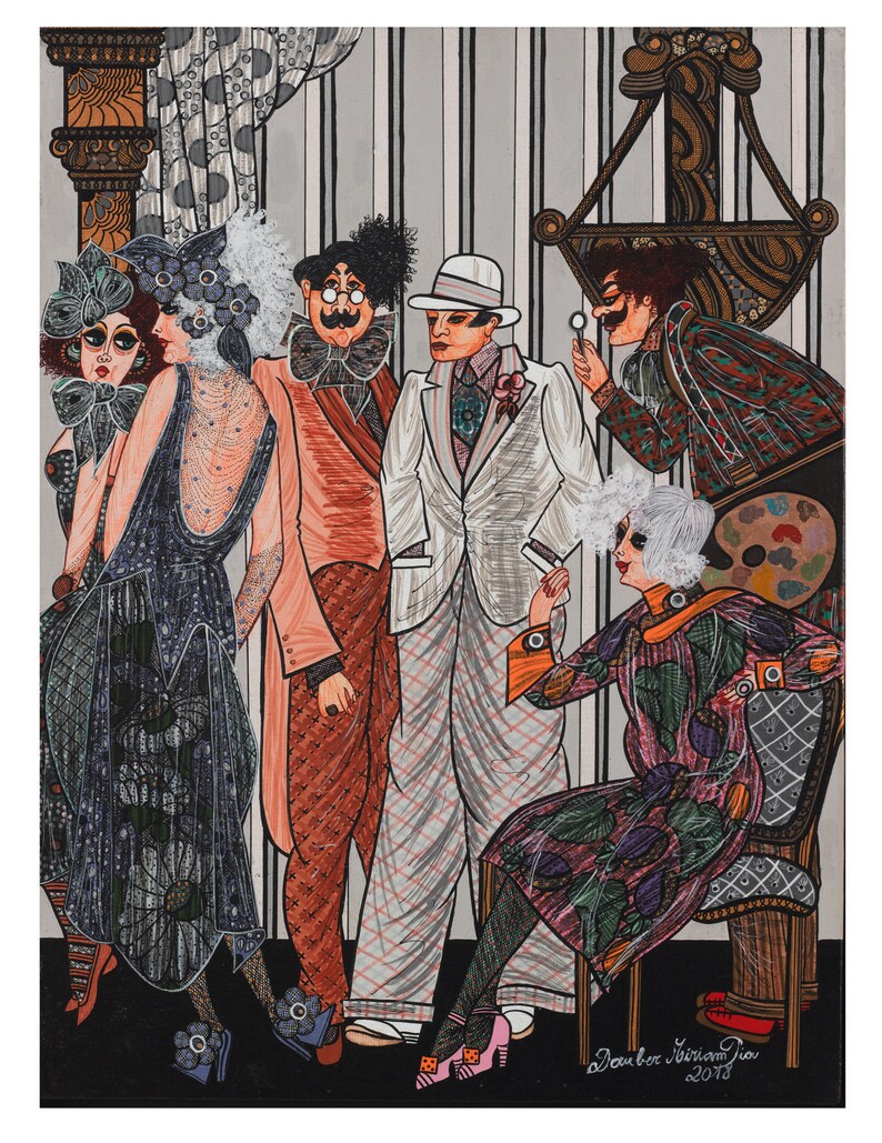 1920s Art Deco Original Art Prints Fine Art Prints Vintage Style Art