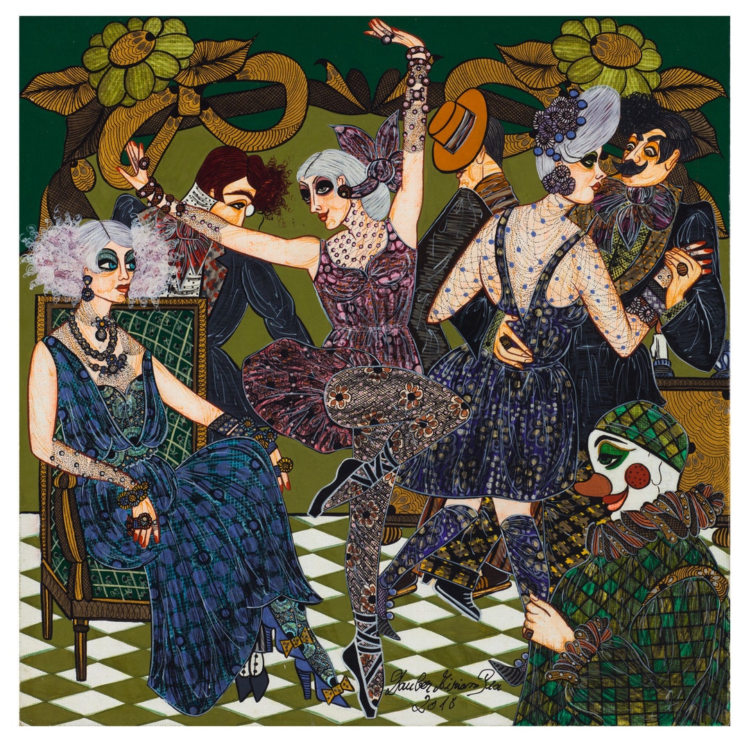 1920s Art Deco Original Art Prints. Fine Art Prints. Vintage Style Art ...