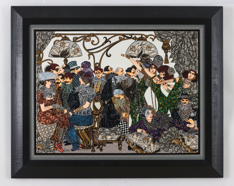 1920s Art Deco Original Art Prints. Fine Art Prints. Vintage Style Art ...