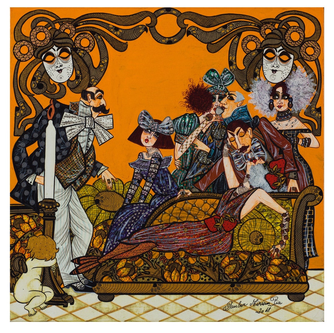 1920s Art Deco Original Art Prints. Fine Art Prints. Vintage Style Art ...