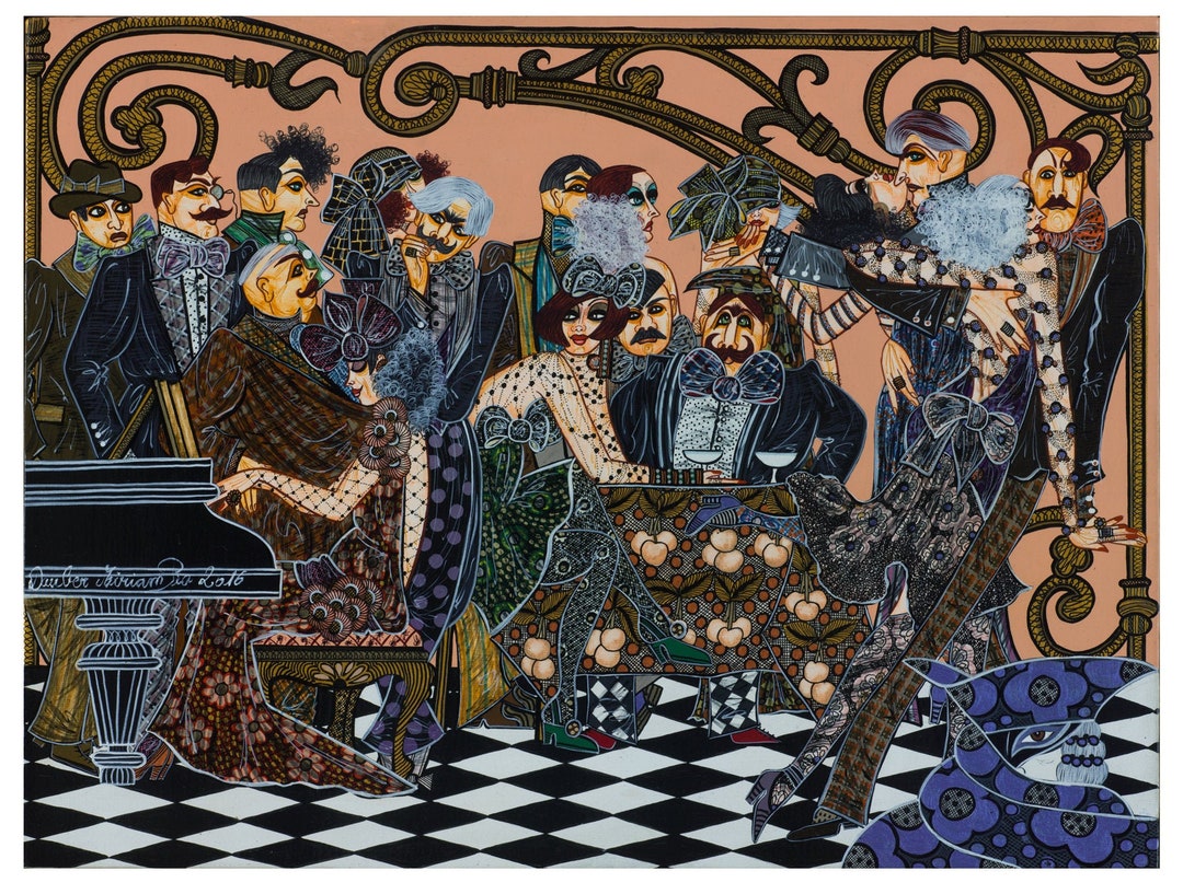 1920s Art Deco Original Art Prints. Fine Art Prints. Vintage Style Art ...