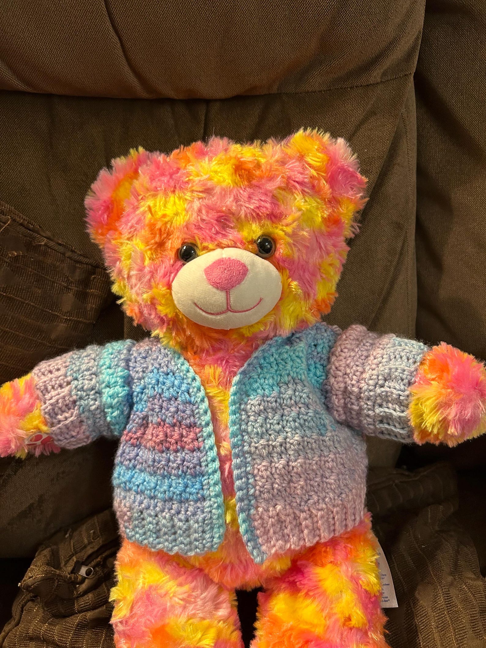 Teddy Bear Cardigan Crochet PDF Pattern - Etsy