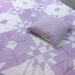 Lilac Patchwork Quilt – Handmade Cotton Bedding, Soft Boho Throw, Cozy ...