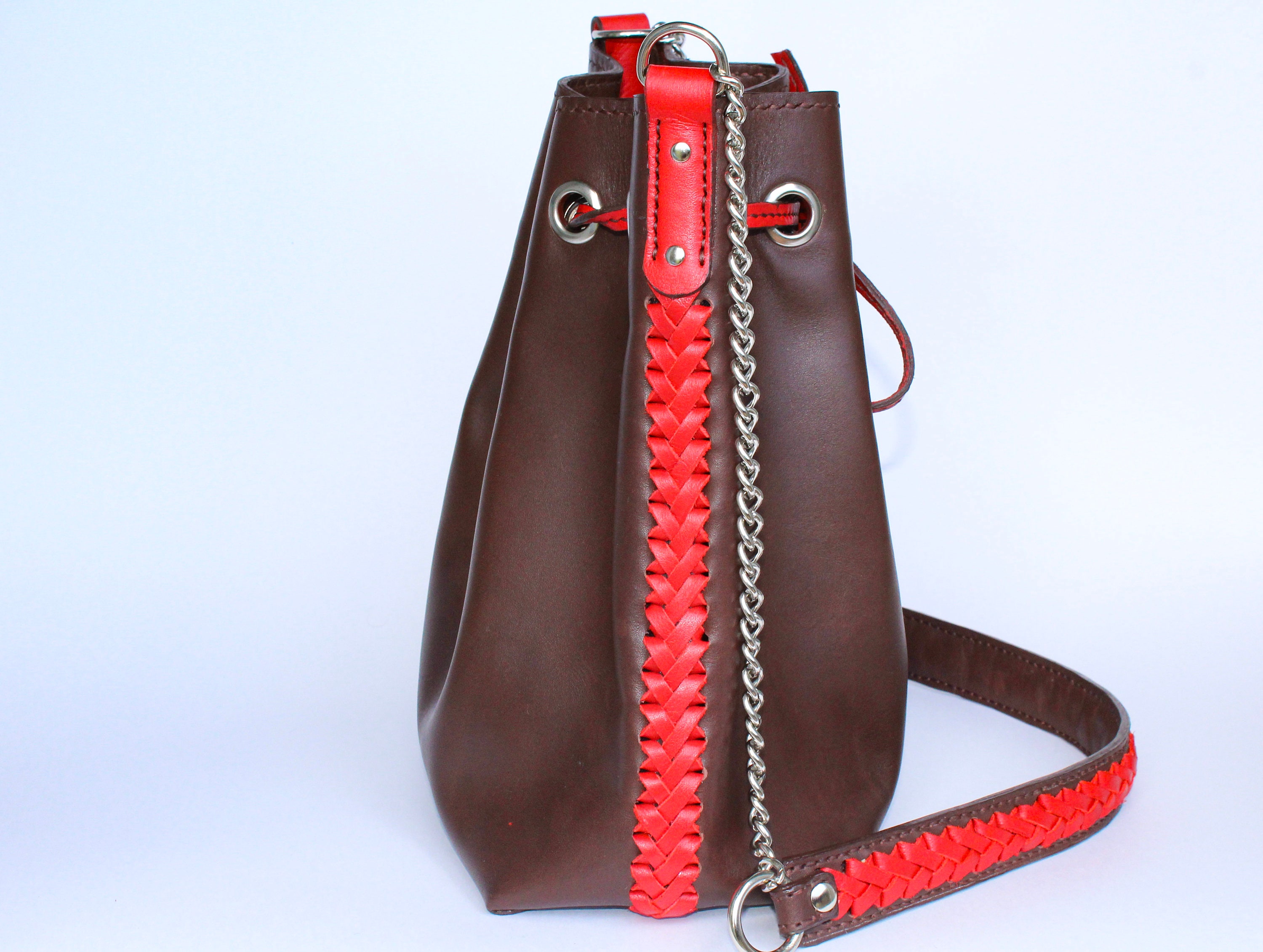 Leather Bucket Bagbucket Bag Drawstring Bag Crossbody Bag | Etsy