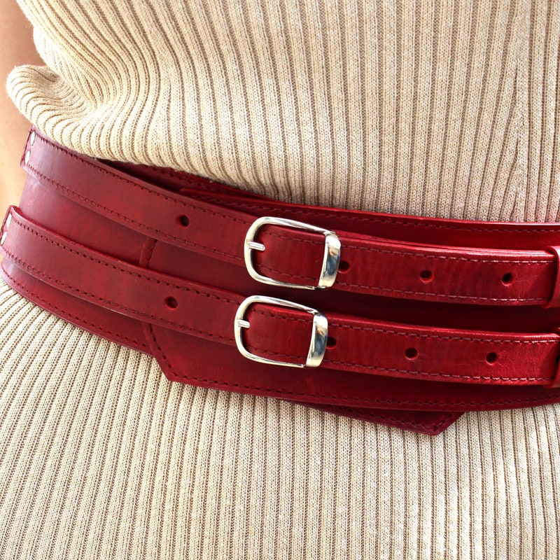 Red Belts - Etsy