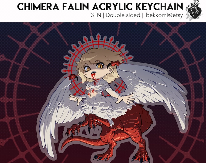 Dungeon Meshi Chimera Falin Keychain - Etsy