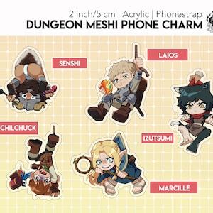 Dungeon Meshi! Phone Charms 2 In - Etsy