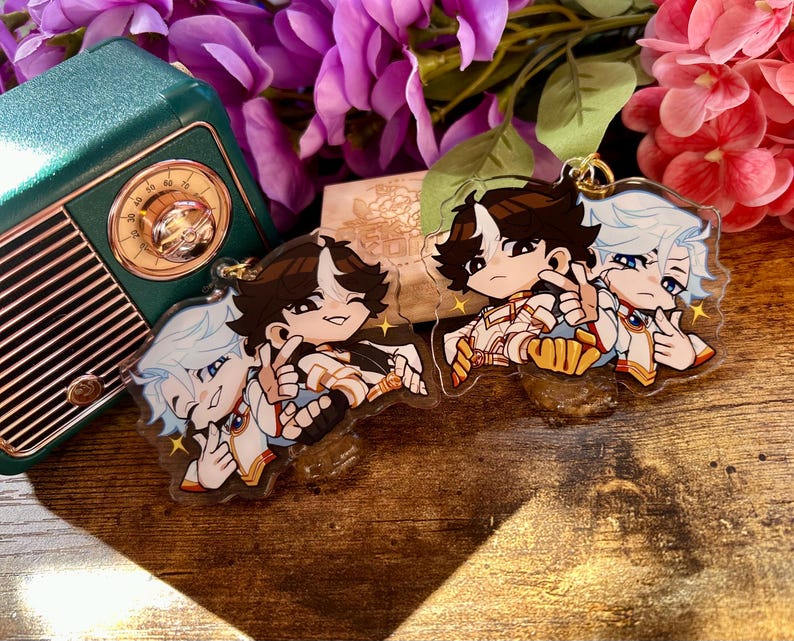Nicest Duo Keychain | TBHX - Etsy UK